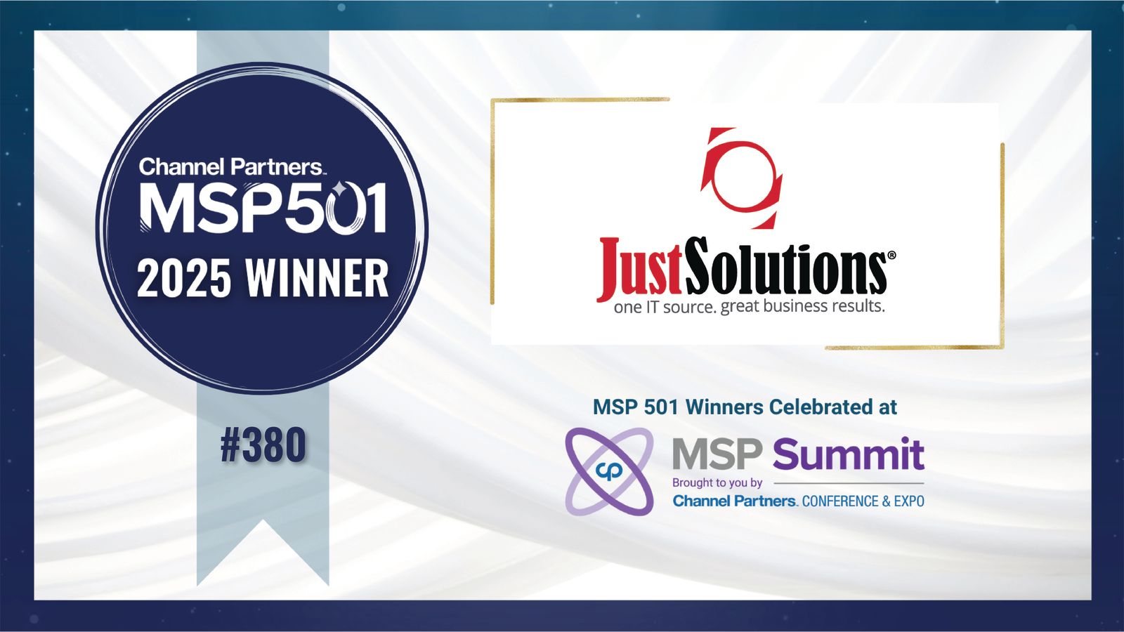 Just Solutions Inc. Named to 2025 MSP 501 List of Top Managed IT ...